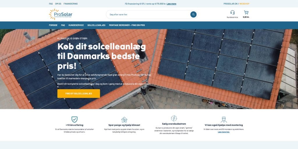 Case: ProSolar | Ny Webløsning - ICONIQ Web